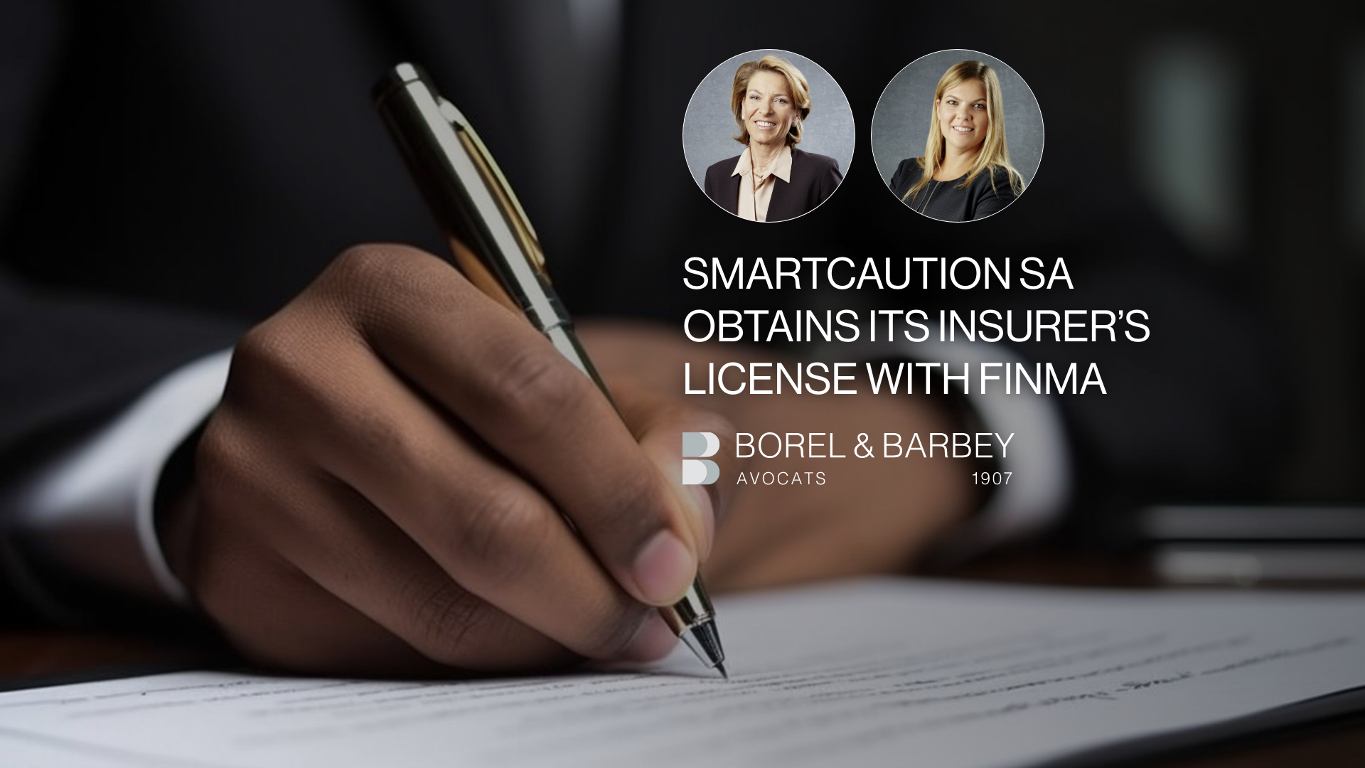 SmartCaution SA obtains its insurer’s license with FINMA - Borel Barbey